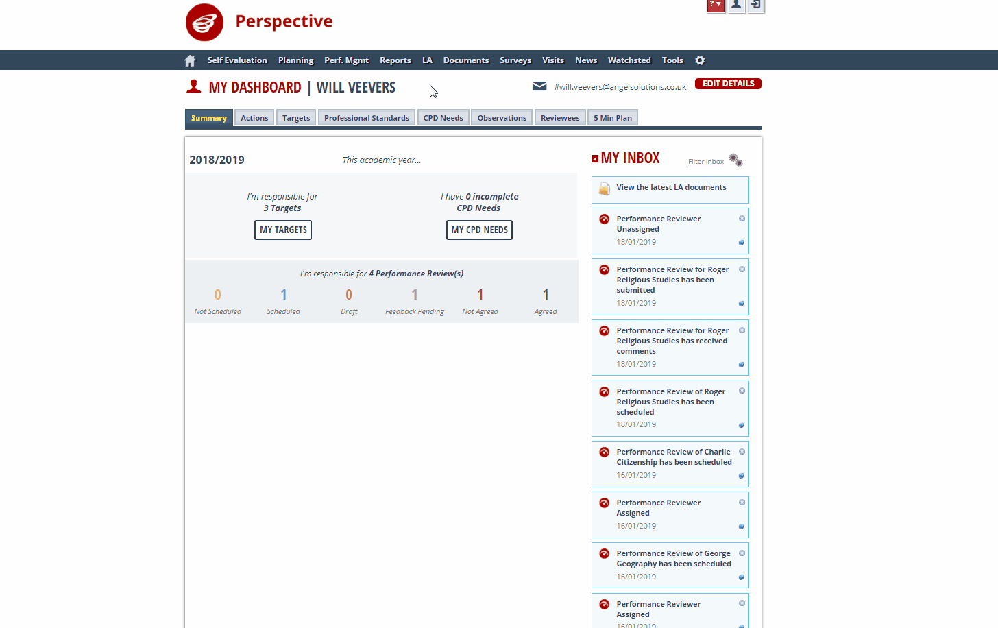How to Create a New Professional Standards Template – Perspective