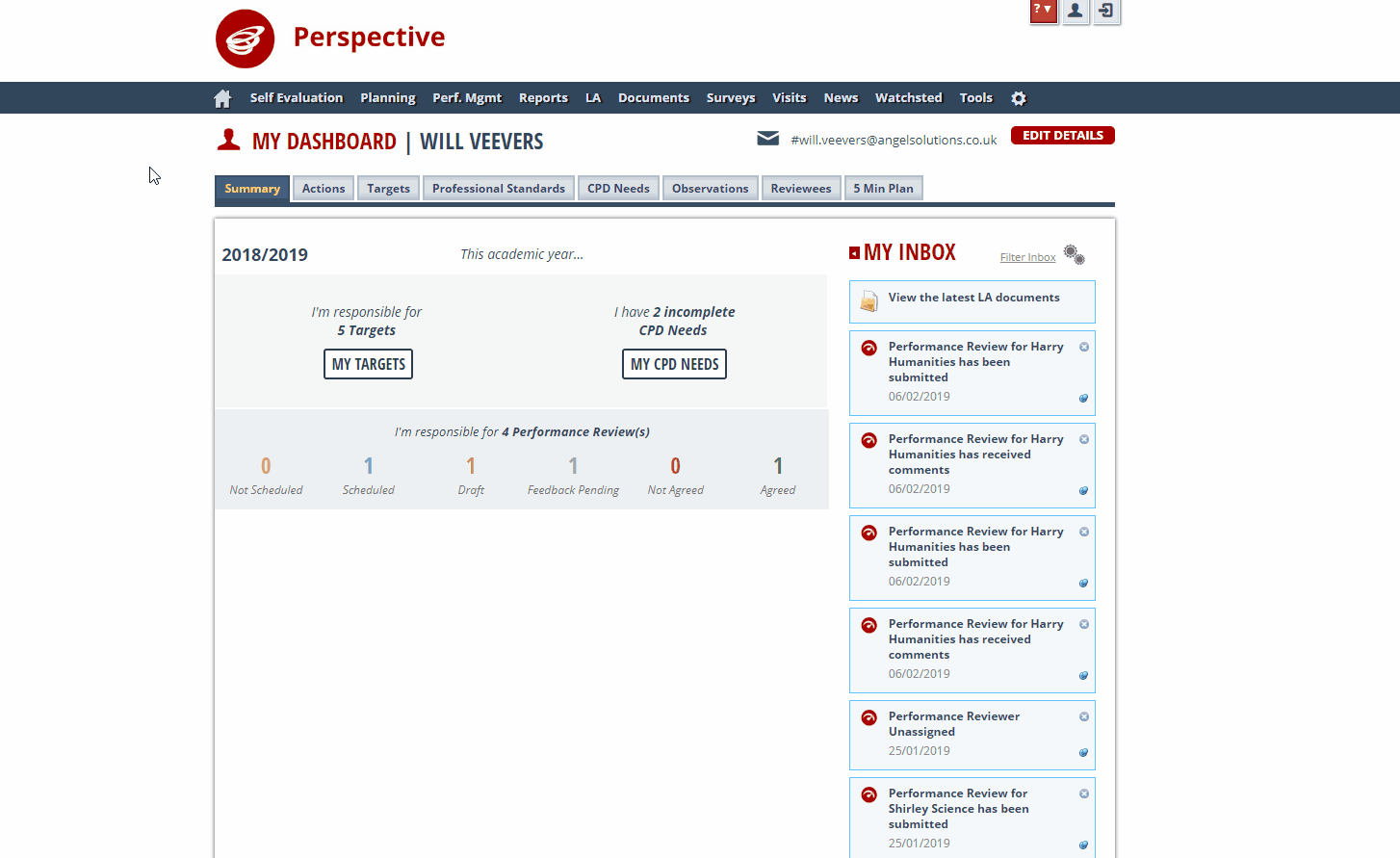 How to Complete Professional Standards – Perspective