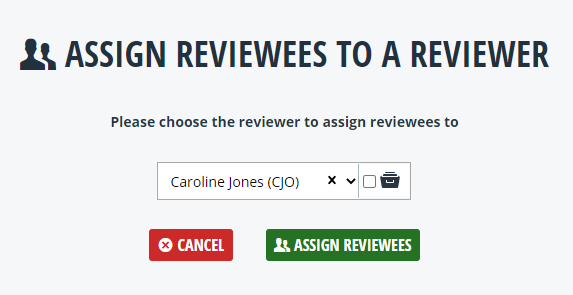 Setting Reviewers and Assigning Reviewees – Perspective